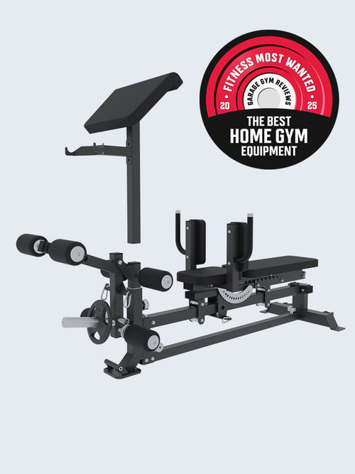 Force USA Sliding Bench + Leg Developer + Preacher Curl