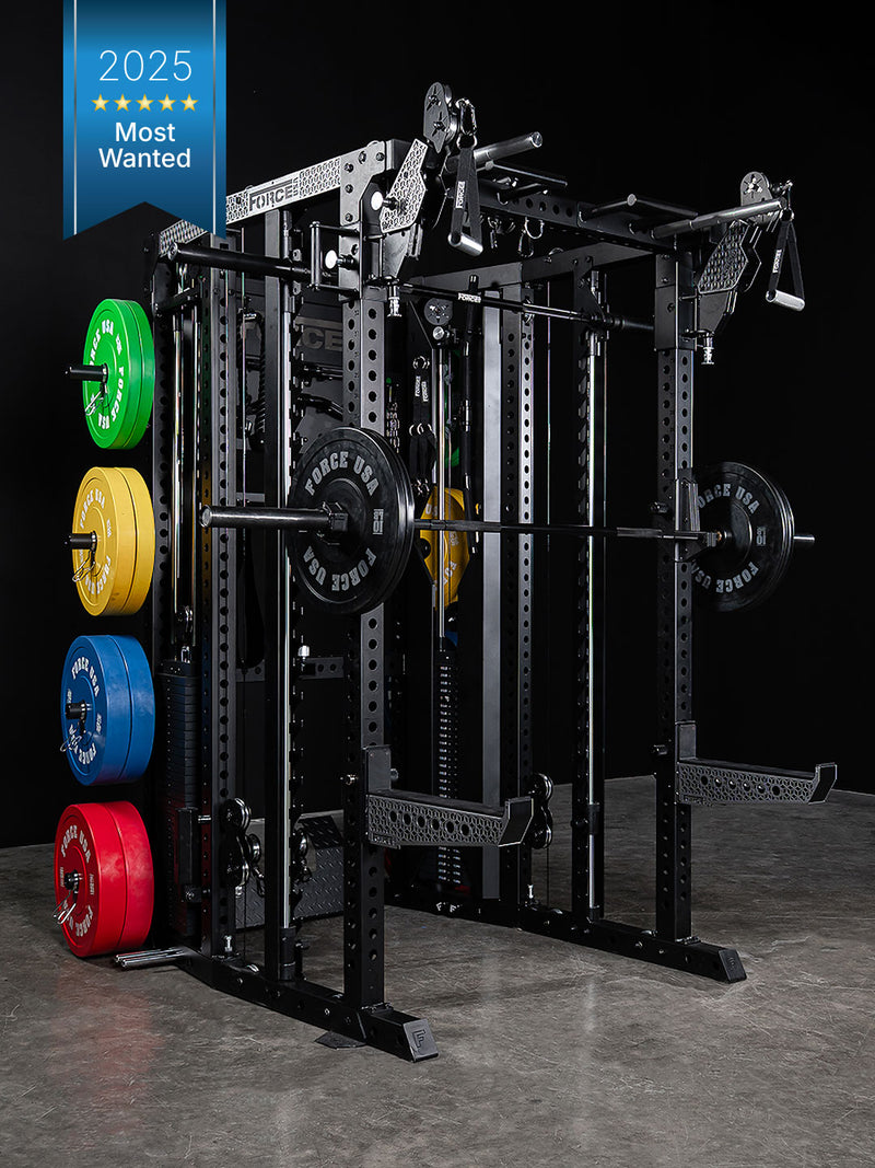 Force USA C20 3x3 All-in-One Trainer Power Rack Smith Machine ...