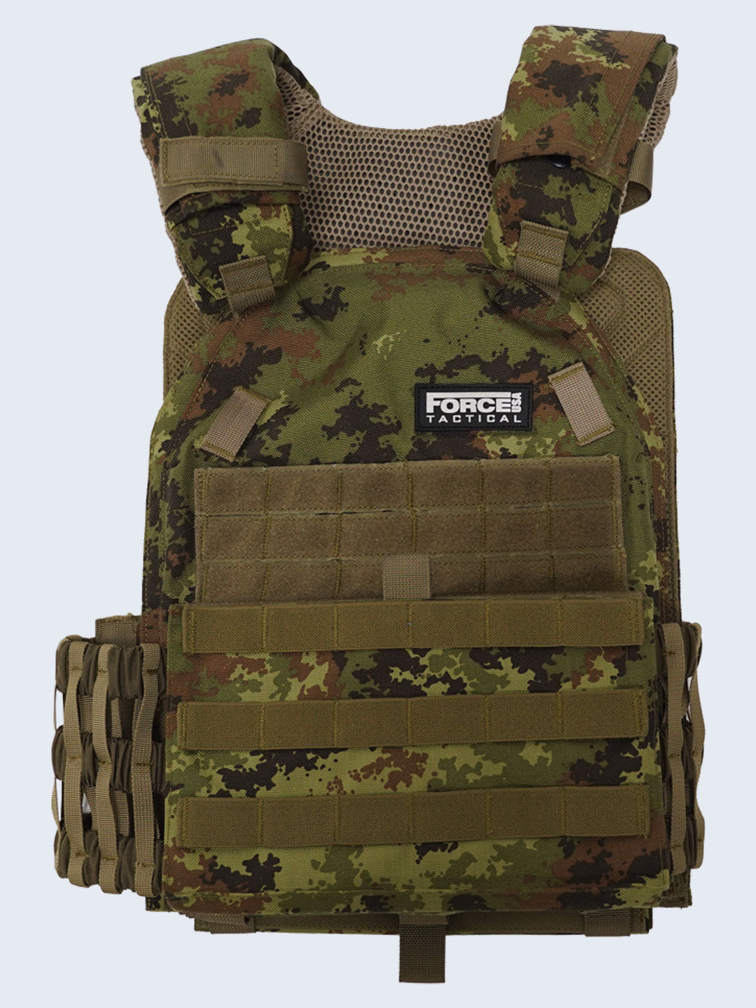 Force USA Tactical Training Weight Vest Plate Carrier (Camouflage)